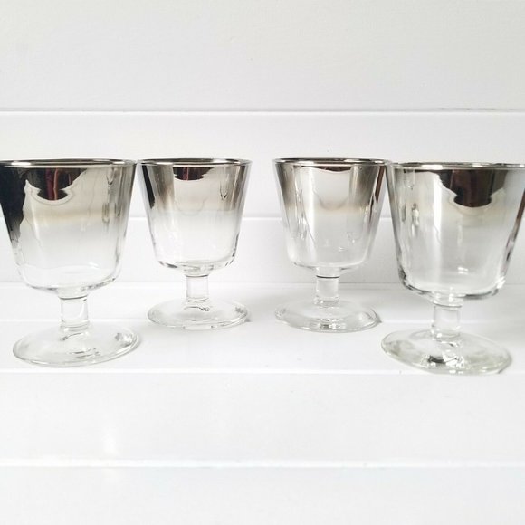 Vitreon Queen's Lustreware | Dining | Vitreon Queens Ombre Silver Fade ...